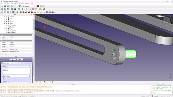 Intro to FreeCAD Part 9: Assembly Tutorial